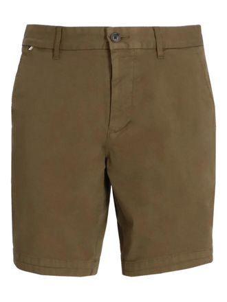BOSS short chino &agrave; coupe fusel&eacute;e - Vert