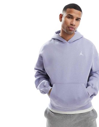 Nike Jordan Kapuzenpullover in Flieder-Lila
