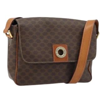 Celine Sac bandouli&egrave;re en plastique Pre-owned - Femme - Pre-owned - Brun - Taille: ONE Size