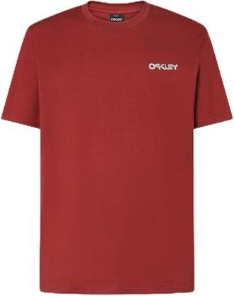 Oakley T-shirt pour homme, Fer rouge, Taille L