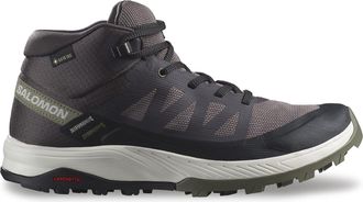 Salomon Trekkingschuhe Salomon Outrise Mid Gtx W GORE-TEX L47160700 Schwarz