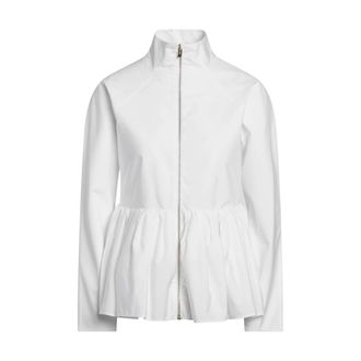 Alaia Femme, Vestes, Blanc, Taille: 38 FR Peplum Jacket
