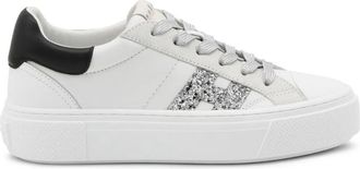Hogan Low-Top Sneaker - White And Black Leather Sneakers - Gr. 40 (EU) - in Wei&szlig; - f&uuml;r Damen