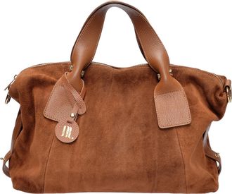 Anna Luchini Braun Rindsledertasche