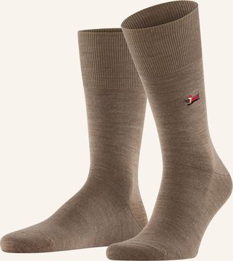 Falke Socken Airport X-Mas Dachshund braun
