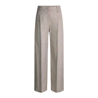 Joop Weite Hose mit feinem Karomuster - - Trousers - Damen - Beige - XL