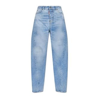 Dsquared2 Femme, Jeans, Bleu, Taille: 38 FR Jeans D2 Twisted