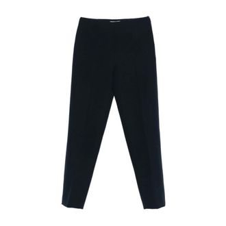 Pantaloni Torino Femme, Pantalons, Bleu, Taille: 38 FR Cropped Pantalons