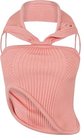 Off-white Off White - Tr&auml;gertop f&uuml;r Damen, gerippt, Schmal, &Auml;rmellos (Pfirsich)