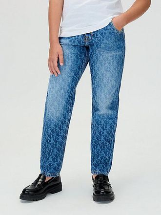 Calvin Klein Barrel Leg Logo Jeans - Light Billboard - M&auml;dchen - 16