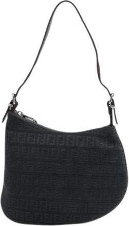 Fendi Pre-owned Sac bandouli&egrave;re Oyster - Femme - Pre-owned - Noir - Taille: ONE Size