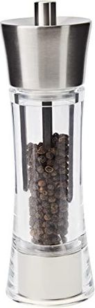 Zassenhaus 35308 Aachen Pfeffermühle, Acryl, Silber, 18cm