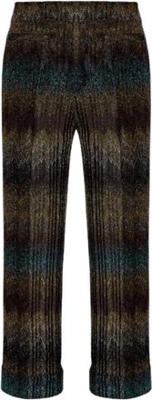 Missoni Femme, Pantalons, Brun, Taille: 36 FR Cropped Pantalons