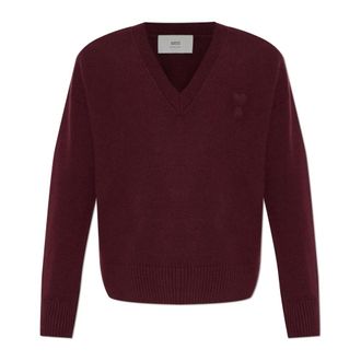 Ami Wollpullover - - Knitwear - unisex - Rot - 2XL
