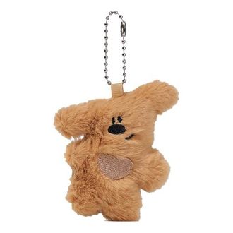 Generico Porte-cl&eacute;s en forme dours en peluche, peluche en forme dourson - Porte-cl&eacute;s de voiture design &agrave; t&ecirc;te inclin&eacute;e, mignon porte-cl&eacute;s pour voiture, sac, pe