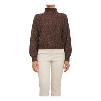 Marella Maglia-Canottiera-Top - - Knitwear - Damen - Braun - S