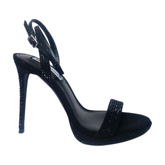 Steve Madden Femme, Chaussures, Noir, Taille: 38 EU sandali Ecopelle