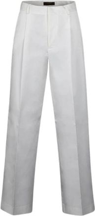 Moorer Femme, Pantalons, Blanc, Taille: 34 FR Pantalon Ofilia