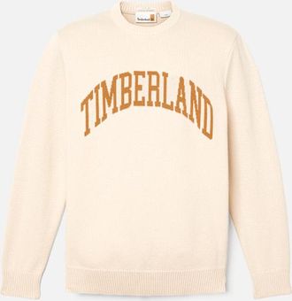 Timberland Pullover mit Grafik f&uuml;r Herren in Beige, Herren, Beige, Gr&ouml;&szlig;e