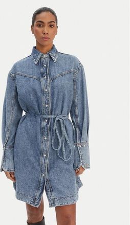 HUGO BOSS Jeanskleid 50557046 Blau Regular Fit