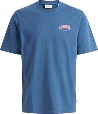 Les Deux Homme, Tops, Bleu, Taille: XL Brady Hoop T-Shirt