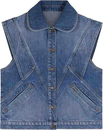 BA&SH Femme, Vestes, Bleu, Taille: 38 FR Blouson Max