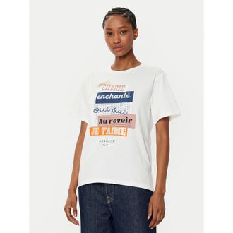 Max Mara T-Shirt Cabina 2515971041 Wei&szlig; Regular Fit