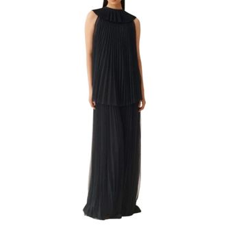 Fabiana Filippi Langes Plisseekleid - - Dresses - Damen - Schwarzk - S