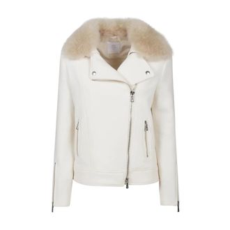 Eleventy &Auml;rmellose 4-Knopf-Jacke mit aufgesetzten Taschen - - Jackets - Damen - Wei&szlig; - S