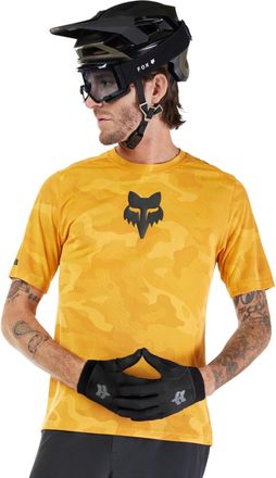 Fox Ranger True Dri Mountainbike-Trikot f&uuml;r Herren, kurz&auml;rmelig, Tangerine, Gr&ouml;&szlig;e XL