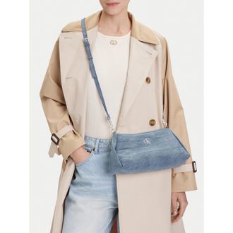 Calvin Klein Handtasche Calvin Klein Denim Layla Shoulder Bag Sm LV04F3222G Blau