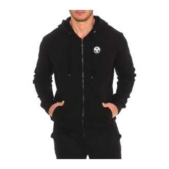 North Sails Homme, Sweatshirts et sweats à capuche, Noir, Taille: S Sweat à capuche zippé avec finitions côtelées