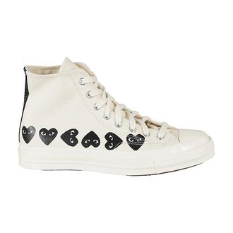 Comme Des Gar&ccedil;ons Heart High Top Sneakers - - Shoes - Herren - Wei&szlig; - 42 EU