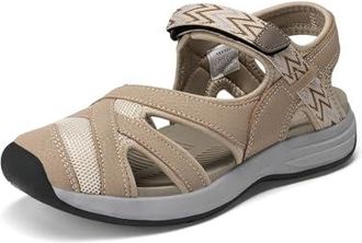 Dream Pairs Sandales de Sport pour Femmes Antid&eacute;rapante Sandale de Ext&eacute;rieur Confortable et Pratique,Size 40.5,Beige,181103