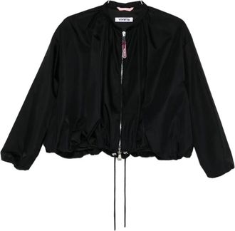 Vivetta Vivetta, Femme, Vestes, Noir, Taille: 38 FR Bomber Jacket