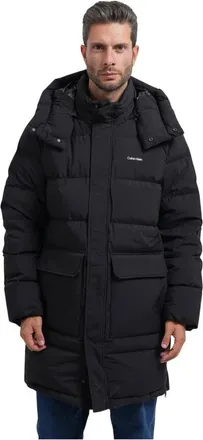 Calvin Klein Klassische Daunenjacke - - Coats - Herren - Schwarzk - L