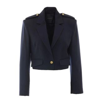 Pinko Pinko, Femme, Vestes, Bleu, Taille: 40 FR Chaqueta Manna