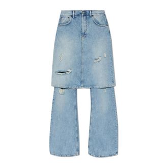 Acne Studios Layered Denim Hosen - - Jeans - Damen - Blau - L
