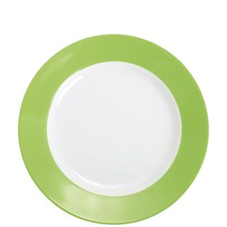 Kahla Pronto Colore Fr&uuml;hst&uuml;cksteller 20,5 cm fresh lime|hellgr&uuml;ner Beilagenteller aus Porzellan