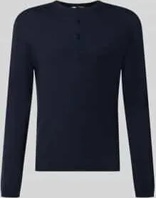 Drykorn Strickpullover mit Henley-Kragen