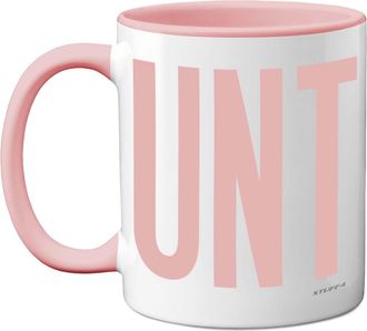 Stuff4 Lustige Tassen für Männer und Frauen - C UNT Tasse - Lustige Sarkastische Slogan Geschenke für Arbeitskollegen, C*nt Grob Unhöflich Neuheit Witz Gag G