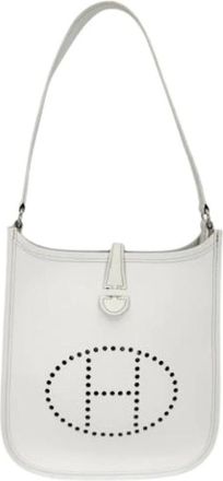 Herm&egrave;s Sac bandouli&egrave;re Pre-owned - Femme - Pre-owned - Blanc - Taille: ONE Size