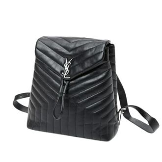 Saint Laurent Pre-owned Vintage Backpack - Femme - Pre-owned - Noir - Taille: ONE Size