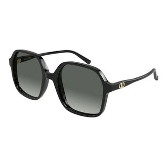 Valentino Light V Acetate Sonnenbrille - - Accessories - Damen - Schwarzk - 56 MM