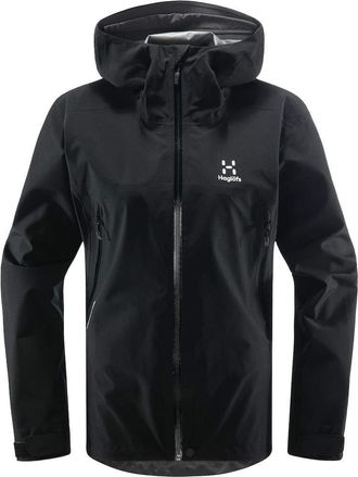 Hagl&ouml;fs Hardshelljacke Frauen ROC GTX Jacket wasserdicht, Winddicht, atmungsaktiv True Black L L