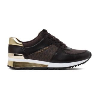 Michael Kors Allie Sneakers mit Monogramm-Muster - - Shoes - Damen - Braun - 36 EU