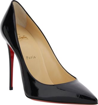Christian Louboutin Womens Kate Pumps Black High Heel Shoes