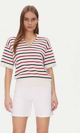 Tommy Hilfiger Pullover Mini Stp Co Open Polo Ss Swt WW0WW45400 Bunt Regular Fit