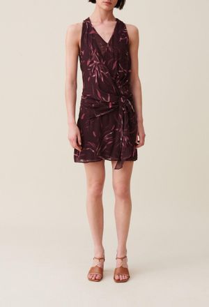 Claudie Pierlot Robe courte fluide sans manches