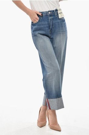 L'agence Cropped-Fit Jeans with 28cm Turn-Up size 26